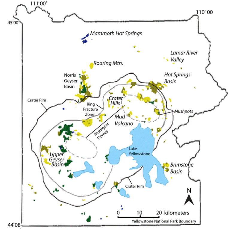 Yellowstone Caldera | Volcanic Gas Study of Yellowstone and Valles Calderas